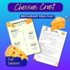 Cheesus Crust: Restaurant ESL Role-play Lesson - iProf Shop