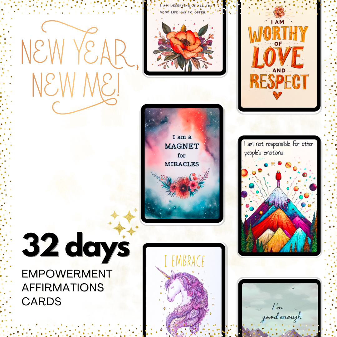 Positive Affirmations Cards for 30 days - iProf Shop