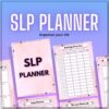 Speech Therapy Planner - 2024 SLP Planner - iProf Shop